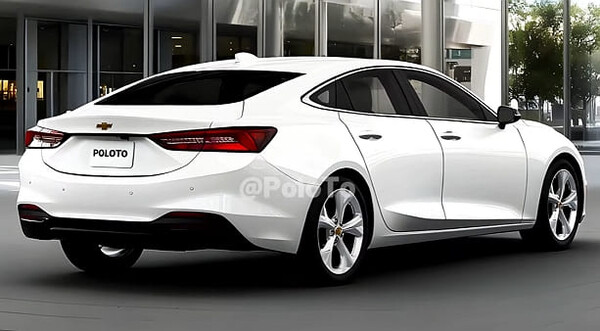 "아빠들 심장 떨린다"…신형 쉐보레 말리부, 역대급 렌더링 등장